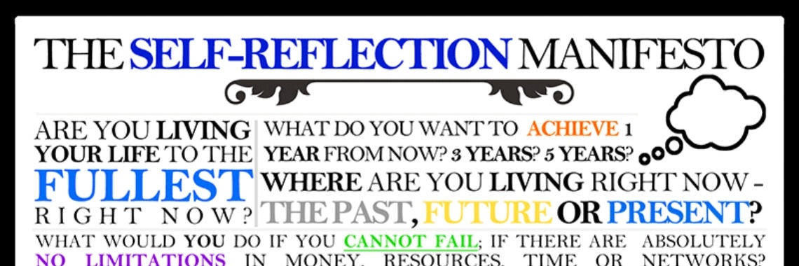 The self-reflection manifesto The self-reflection manifesto