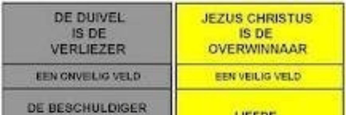 Geloof de leugens van de duivel niet! - Yoors Geloof de leugens van de duivel niet! - Yoors